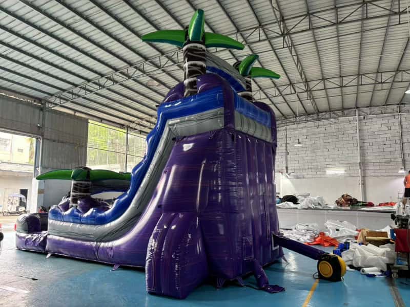 Purple colorful slide - Minyefun