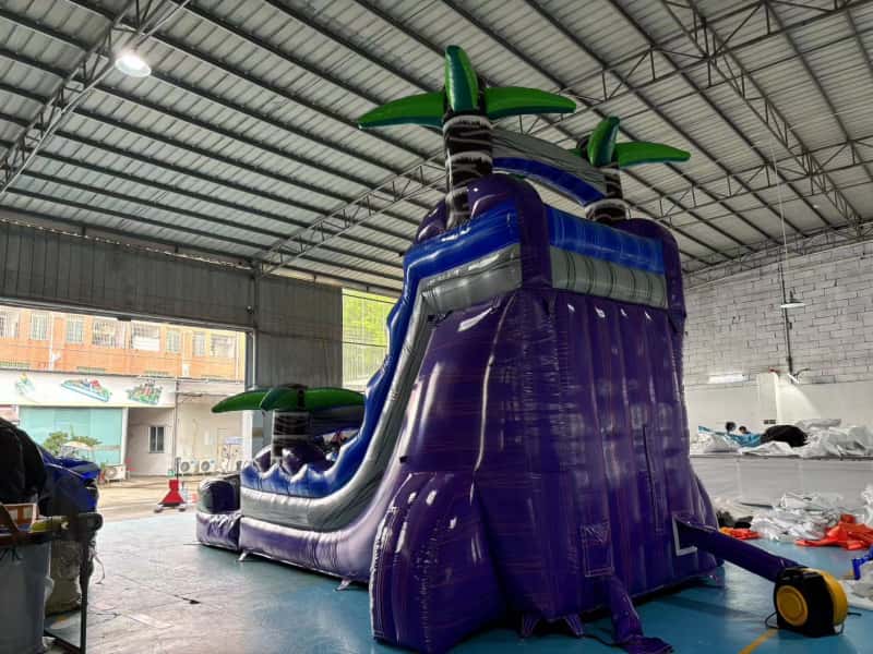 Purple colorful slide - Minyefun