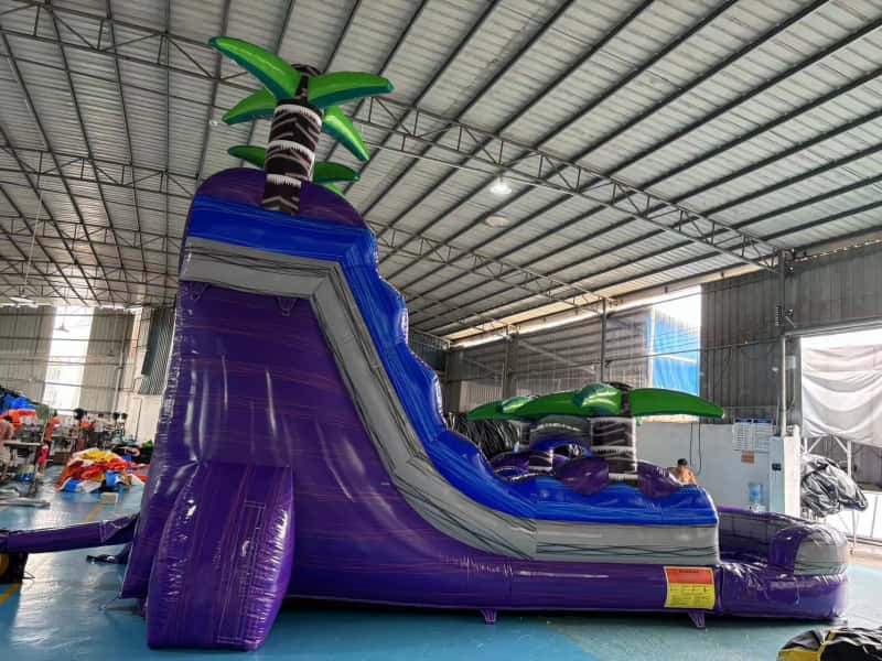 Purple colorful slide - Minyefun